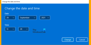 How to change or sync Time in Windows 11