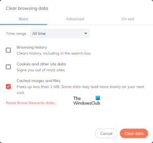 Brave browser not loading pages correctly on PC