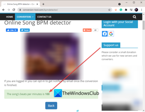 Free BPM calculator software, Online Tools to calculate Song BPM