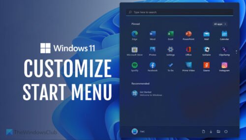 How to rename Start Menu items in Windows 11/10