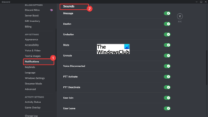 Discord Notification Sound not working on Windows PC