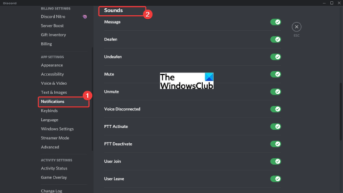 Discord Notification Sound not working on Windows PC