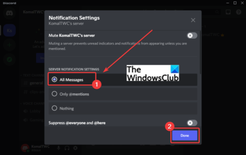 Discord Notification Sound not working on Windows PC