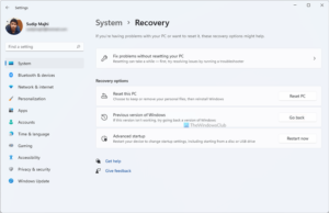 How to downgrade from Windows 11 to Windows 10