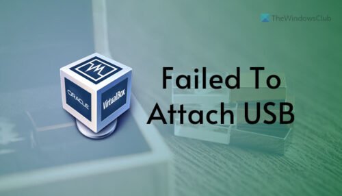 VirtualBox Failed to attach the USB device to the virtual machine