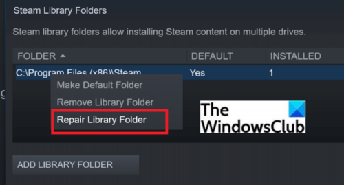 Fix Steam Corrupt Update Files error on Windows PC