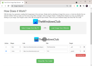 Create Image Maps: Free Image Map Generator software for PC