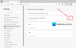 Stop Chrome, Edge from accessing Webcam or Mic in Windows 11
