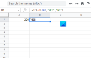 How to use IF and Nested IF functions in Google Sheets