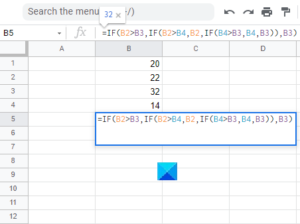 How to use IF and Nested IF functions in Google Sheets