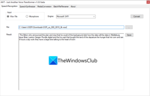 Transcribe Audio to Text using free Audio Transcription software