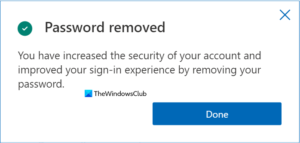 How to use the Passwordless feature in Microsoft Account