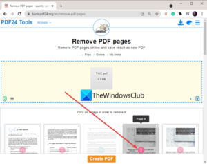 How to remove specific Pages from PDF in Windows 11/10
