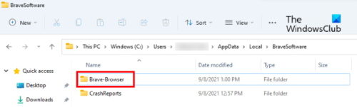 Brave browser not opening or working on Windows 11