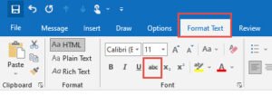 How to add Horizontal Line in Outlook email messages
