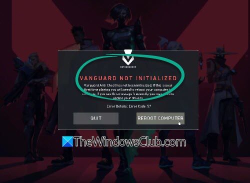 Fix Valorant Vanguard Not Initialized Error