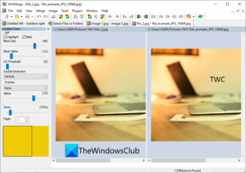 How to compare two Identical Images on Windows PC
