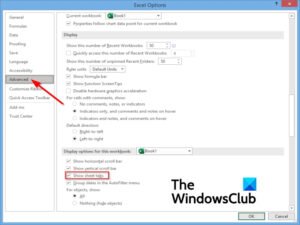 Microsoft Excel Tabs missing or not showing [Fix]