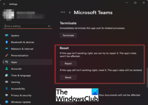 Microsoft Teams cannot open files in the Desktop app