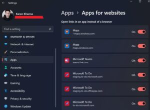 Apps For Websites: Open websites with App or Browser in Windows 11