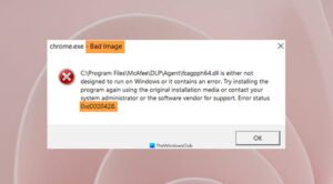Fix Bad Image Error Status 0xc0000428 on Windows 11