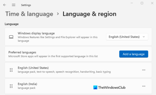 How to Install and Uninstall Languages in Windows 11/10