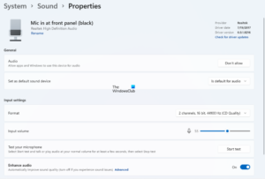 Set up different Speaker, Microphone for different Apps in Windows 11