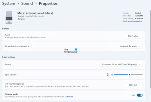 Set up different Speaker, Microphone for different Apps in Windows 11