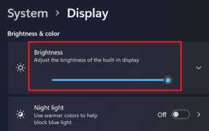 Dim or reduce brightness of laptop or computer monitor screen further