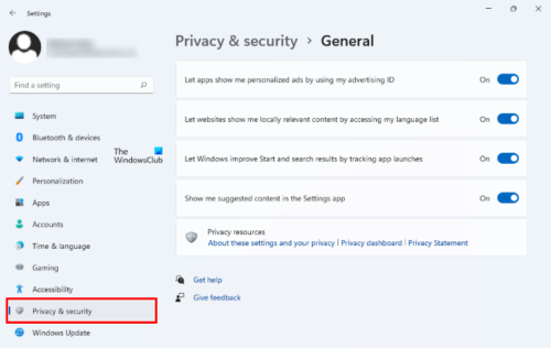 Privacy Settings in Windows 11 you should change