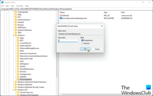 Enable or Disable Lock Screen Background Motion in Windows 11