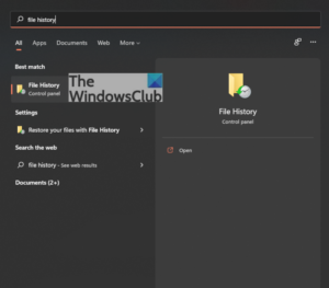 Your File History drive was disconnected for too long; Reconnect your drive