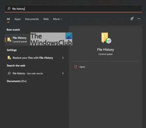 Your File History drive was disconnected for too long; Reconnect your drive