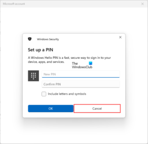 Windows Hello PIN Remove button greyed out