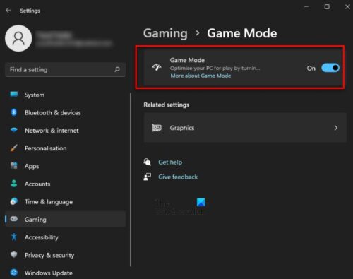 How to enable and use Game Mode in Windows 11
