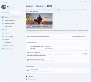 How to enable Auto HDR in Window 11