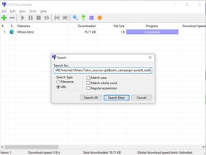 HTTP Downloader lets you download dozens of files simultaneously