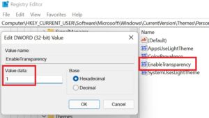 How to Turn Off Transparency in Windows 11