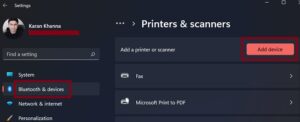How to add a Printer in Windows 11/10