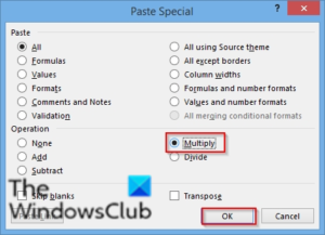 How to convert Numbers stored as Text to Numbers in Excel