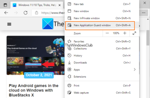 How to Turn On Defender Application Guard for Microsoft Edge