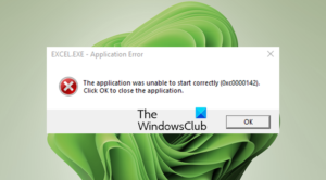 Error 0xc0000142, The application was unable to start correctly