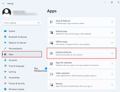 Turn Windows features On or Off; Manage Windows Optional features