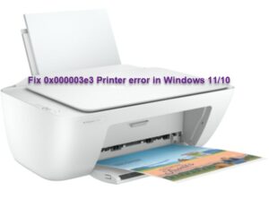 Printer not activated Error Code 41