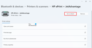 Default Printer keeps changing in Windows 11