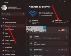 How to check Background apps using Internet in Windows 11