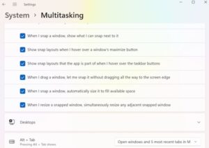 Windows 11 Smart Layouts, Snap Layouts, Snap Groups explained