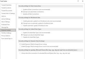 Microsoft Office has identified a potential security concern