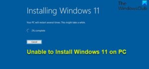 Windows 11 won't install [Fix]