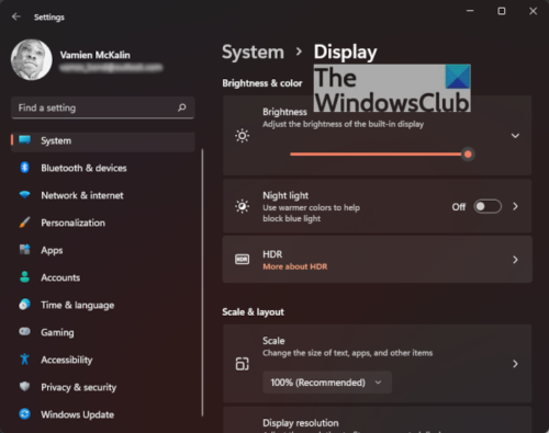 Fix Surface Pro screen dimming problem in Windows 11